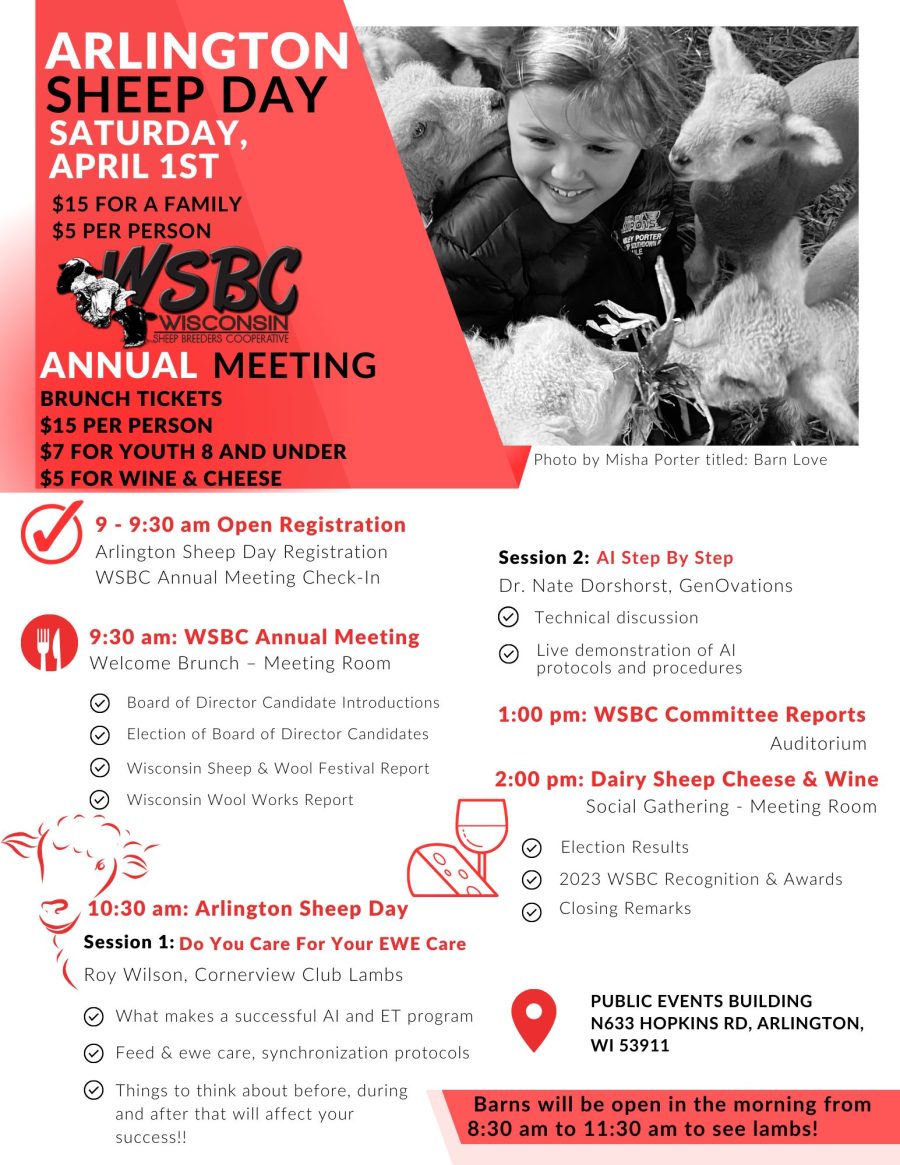 Arlington Sheep Day AND Wisconsin Sheep Breeders Cooperative 2023 ...